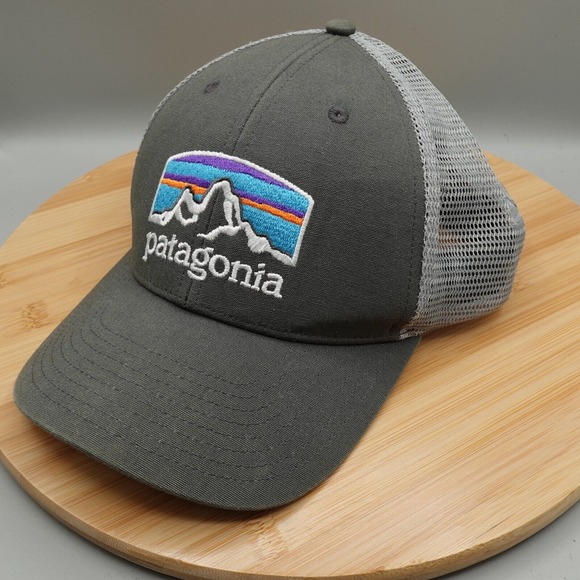 Patagonia | Accessories | Patagonia Hat Cap Adult Trucker Gray Mesh ...
